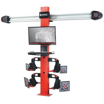 China AA-DT198 3D wheel alignment Steel column stand Camera beam manually move 1 screen modular industrial PC No printer for sale