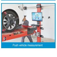 China AA-DT198T 3D wheel alignment Steel column stand Camera beam manually move 2  screen modular industrial PC No printer for sale