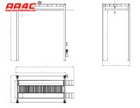 China AA4C 4 post high rise  parking lift to Switzerland 5.5m  3.0T  Auto Elevator Cross Floor Lift  Car Parking Lift for sale