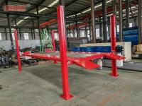 China AA4C 4 Post car Parking lift auto storage system vehicles parking for 2 cars 2m high 3.5T capacity for sale