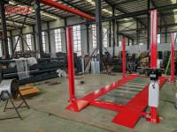 China AA4C 4 Post car Parking lift auto storage system vehicles parking for 2 cars 2m high 3.5T capacity for sale