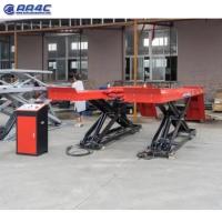 China Low profile alignment scissor lift with 2 pcs sliding crossbeam jack rolling jack 5T 4.5M runway AA-ALSL50HC for sale