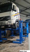 China AA4C 20T 30T Mechanical Screw-Up Heavy Duty Bus Truck Lift Movable 4 Post Truck Lift Combined for sale