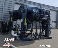 China AA4C 20T 30T Mechanical Screw-Up Heavy Duty Bus Truck Lift Movable 4 Post Truck Lift Combined for sale