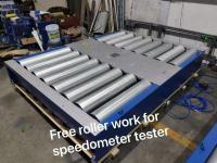 China free roller 8 rollers work for brake tester speedometer dual plates side slip vehicle inspection equipments to Cambodia for sale