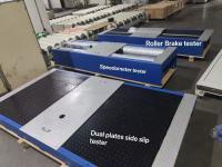 China free roller 8 rollers work for brake tester speedometer dual plates side slip vehicle inspection equipments to Cambodia for sale