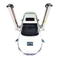 China AA4C DF502 5D wheel alignment machine 5 cameras no camera beam no cabinet no monitor no computer Be applicable to two post lift and small-scissors lift for sale