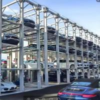 China AA4C 4 columns 4 cars parking lift H steel material 2.7T/ decker, 2.1M lifting height/car for sale