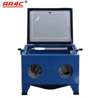 China AA4C Car Workshop Equipments 90L Bench Sandblast Cabinet rust removal machine garage equipments for sale