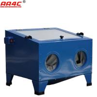 China AA4C Car Workshop Equipments 90L Bench Sandblast Cabinet rust removal machine garage equipments for sale