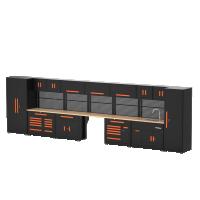 China 2302 serial  Workshop Garage Units Steel Large Combination Tool Cabinet Garage Workbench / Metal Furniture for sale