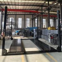 China AA4C high rise 4 post lift to philippines  car parking lift auto storage automotive lift 4T 3850mm high for sale