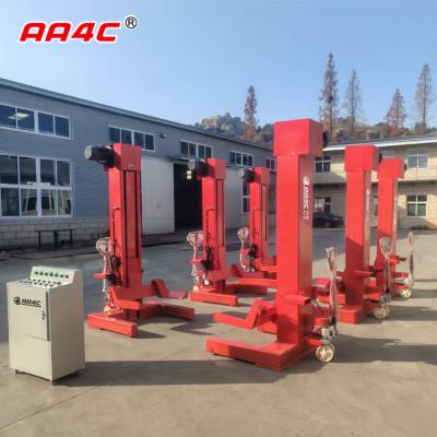 China AA4C 45T 7.5T/column x 6 columns bus &truck lift heavy duty vehicle lift combined parking lift Mechanical(Screw-up) for sale