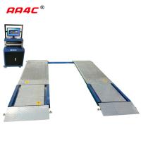 China AA4C Ultra-Flat 2 Plates Brake Tester Side Slip Suspension Axle Load Tester Vehicle Inspection Equipment for sale