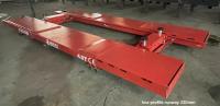 China Low profile alignment scissor lift with 2 pcs sliding crossbeam jack rolling jack 5T 4.5M runway AA-ALSL50HC for sale