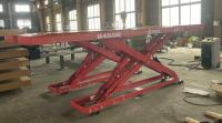 China Low profile alignment scissor lift with 2 pcs sliding crossbeam jack rolling jack 5T 4.5M runway AA-ALSL50HC for sale