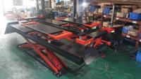 China AA4C Onground Alignment Scissor Lift with 2 Cross Jack Beam 4000KG Capacity 4.5M Runway Auto Hoist for sale