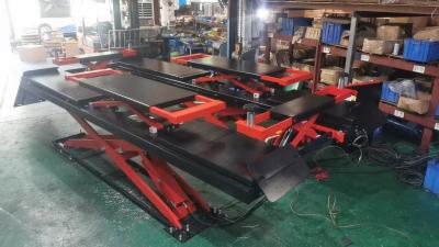 China AA4C Onground Alignment Scissor Lift with 2 Cross Jack Beam 4000KG Capacity 4.5M Runway Auto Hoist for sale