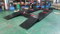 China AA4C Onground Alignment Scissor Lift with 2 Cross Jack Beam 4000KG Capacity 4.5M Runway Auto Hoist for sale