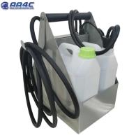 China GB-500H Electric Brake Oil Replacement Machine with Adjustable Speed Positive Pressure Oil Change and Two Oil Drums for sale