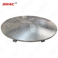 China Galvanized 360 Car Turntable Hydraulic Car Parking Rotating Platform For Auto Show Heavy Duty for sale