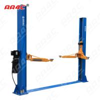 China AA4C 12000lbs 5.5T hydraulic baseplate dual sides manual unlock 2 post vehicle lift AA-2PFP55 for sale