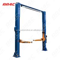 China 12000lbs 5.5T baseless clearfloor hydraulic single point manual unlock  2 post vehicle lift for sale