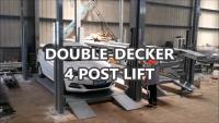 China AA4C 4 post parking lift high rise four post parking hoist 3 cars parking auto hoist vehicle ramp for sale