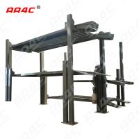 China AA4C 4 post parking lift high rise four post parking hoist 3 cars parking auto hoist vehicle ramp for sale
