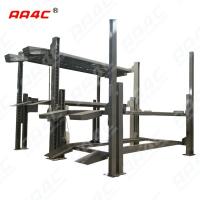 China AA4C 4 post parking lift high rise four post parking hoist 3 cars parking auto hoist vehicle ramp for sale