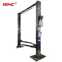 China 3.2T 4T 5T 2 Post Overhead Car Lift For 11 Foot Ceiling Electrical Unlock Baseless for sale