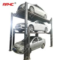 China AA4C 4 post triple stacker car  parking lift car elevator  high rise 4 post parking lift AA-PEP54/3500 for sale