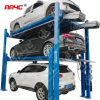 China AA4C 4 post triple stacker car  parking lift car elevator  high rise 4 post parking lift AA-PEP54/3500 for sale