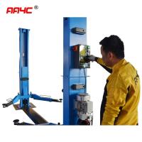 China 5.5T 11000 Lb 2 Post Car Lift 10 Ft Ceiling 240v Electrical Release Floorplate for sale