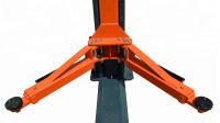 China AA4C Hydraulic two post lift AA-2PFP45  floorplate version , 4.5T 8 fold profile column  new carriage for sale