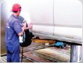 China pneumatic car washing lift  inground water proof 1 post lift  AA-SP101H for sale