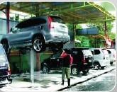China pneumatic car washing lift  inground water proof 1 post lift  AA-SP101H for sale