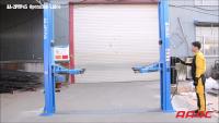 China AA4C 8 fold profile 2 post car lift floorplate auto hoist manual release vehicle lift for sale