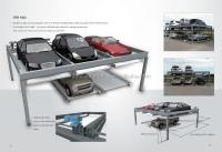 China AA4C 2 post parking lift (middle post shared version) 3.0T 1.8M lifting height for sale