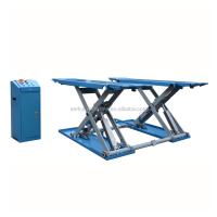 China 3.0T 1M Electrical unlock Middle rise scissor lift  AA-TCL3100E with movable kit for sale