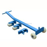 China 3.0T 1M Electrical unlock Middle rise scissor lift  AA-TCL3100E with movable kit for sale