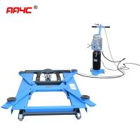 China 1.2M 2.7T Scissor Vehicle Lift Low Rise Pneumatic Portable Low Rise Car Lift for sale