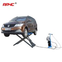 China 1.2M 2.7T Scissor Vehicle Lift Low Rise Pneumatic Portable Low Rise Car Lift for sale