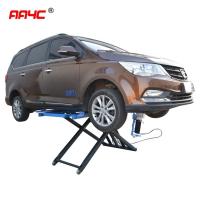 China 1.2M 2.7T Scissor Vehicle Lift Low Rise Pneumatic Portable Low Rise Car Lift for sale