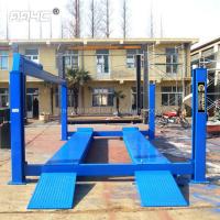 China AA4C  10T 20T  bus ramp  truck  hoist heavy duty lift Hydraulic 4 post  vehicle lift vehicle parking system  vehicle ramp for sale