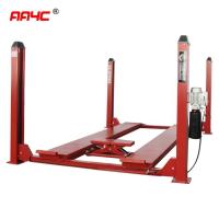 China AA4C  4 post lift  four post vehicle lift  auto lift  air release  automatic unlock, 3.5T4.0T5.0T for sale