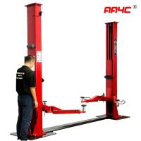China Hydraulic Twin Post Vehicle Lift 4T 8000lbs Double Car Hoist 240v for sale