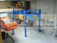 China Floor cross car elevator High rise 4 post car lift for sale