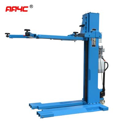 China AA4C Hydraulic mobile movable  single post car lift auto hoist vehicle ramp AASP-YY2.5E for sale