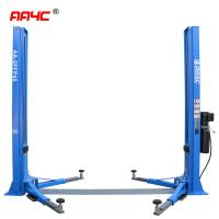 China 10000lbs Floorplate 2 Post Car Lift Car Parking Auto Two Post Lift 4.5T 8 Folded Profile Hydraulic for sale